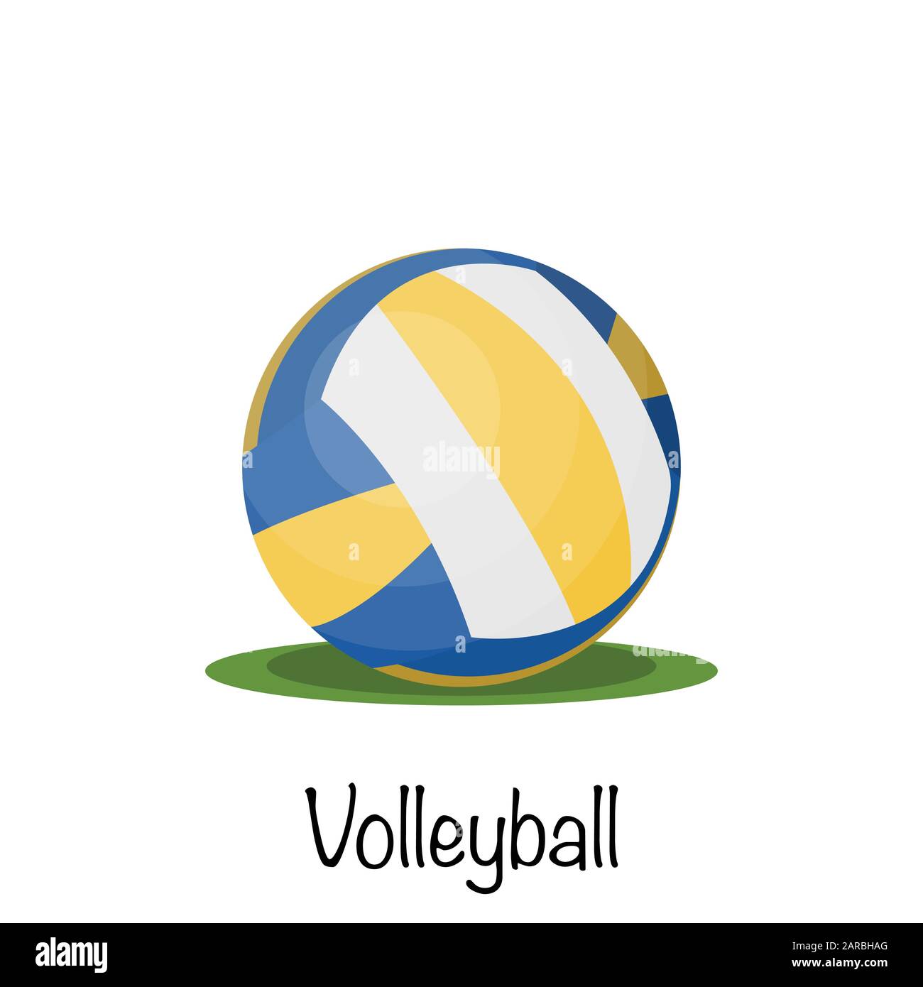 Volleyball sports game ball. vector illustration Stock Vector Image ...