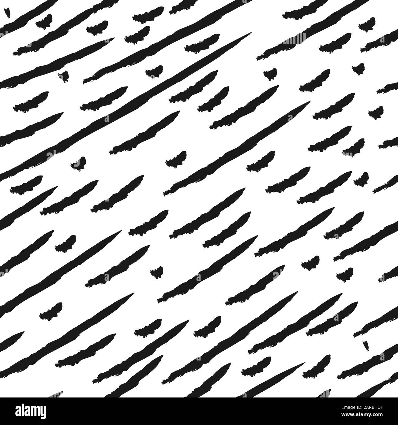Seamless abstract vector stock pattern. Smears of black paint on a ...