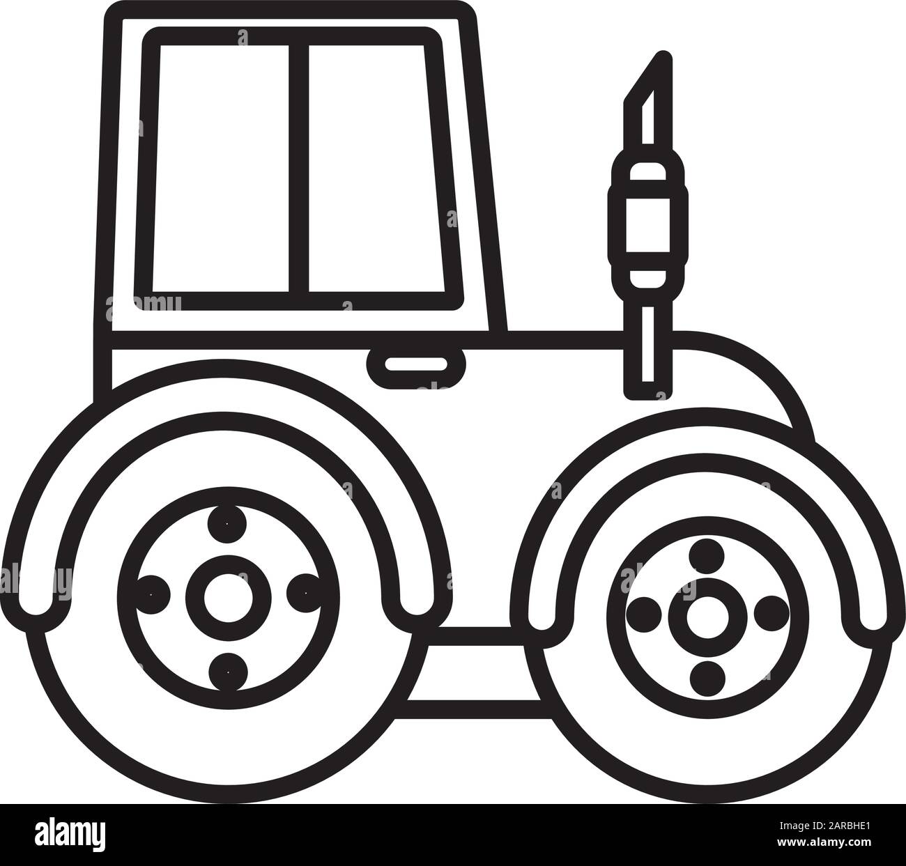 Smoke agricultural field Stock Vector Images - Alamy