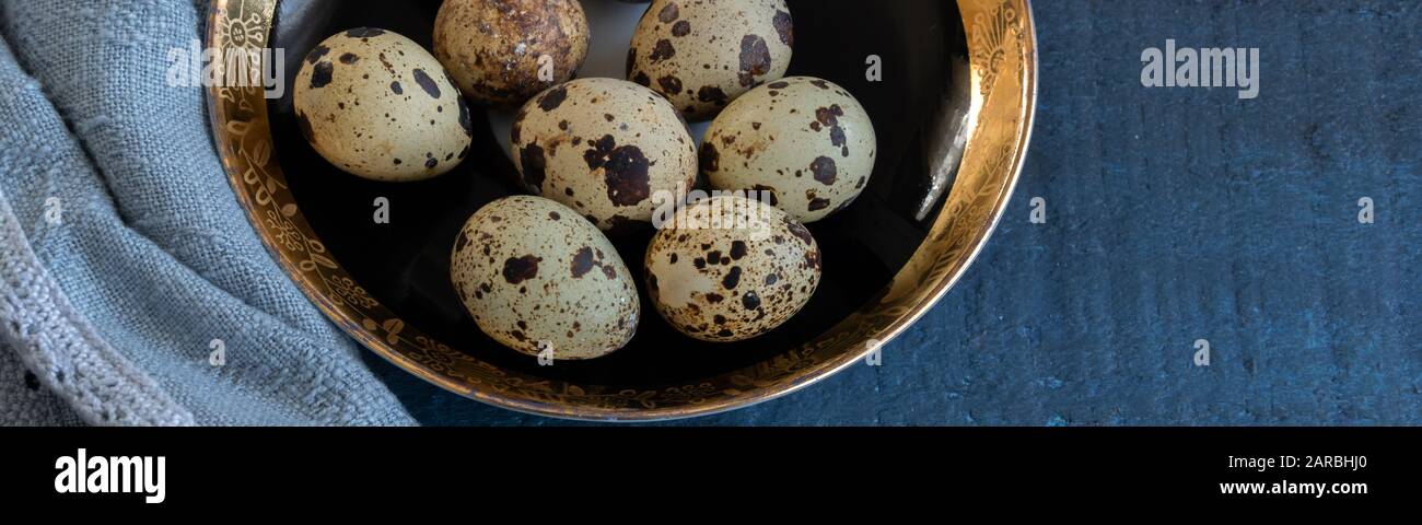 Quail eggs, healthy protein food ingredient Stock Photo - Alamy