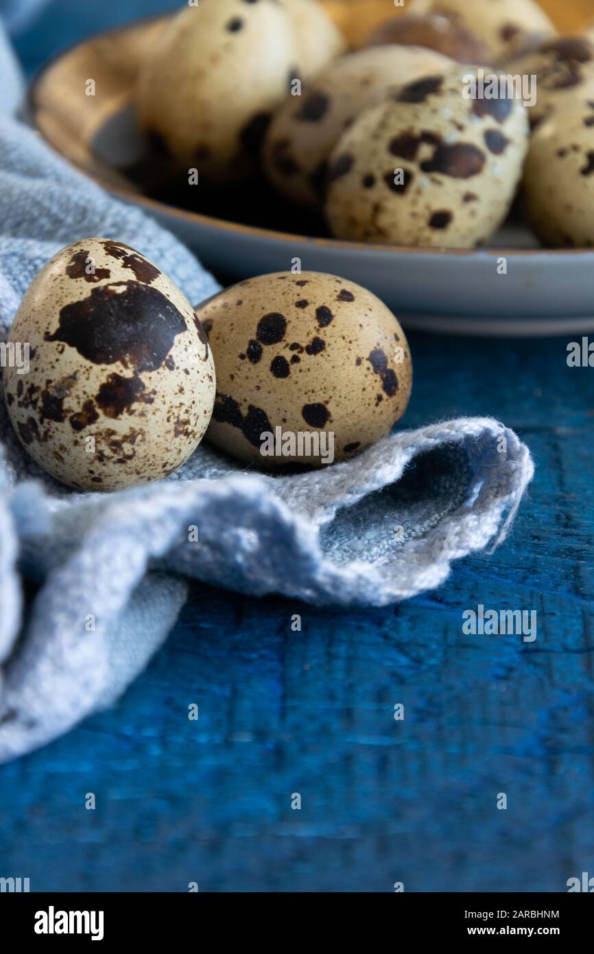 Quail eggs, healthy protein food ingredient Stock Photo - Alamy