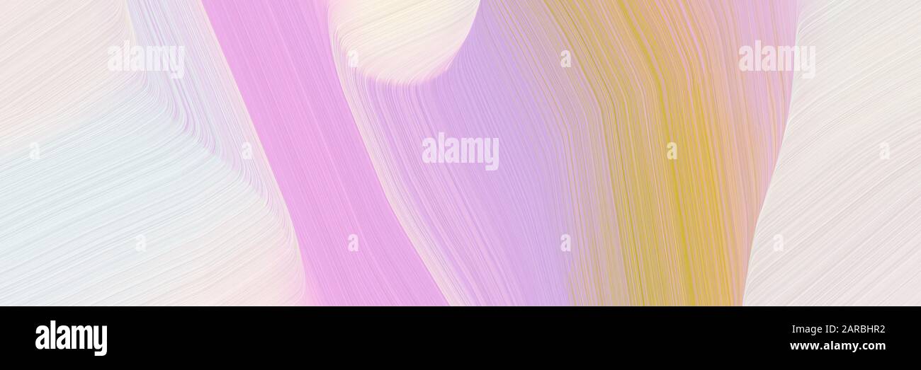 dynamic header design with lavender, linen and dark khaki colors ...