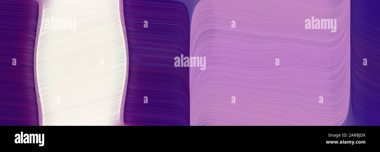 dynamic designed horizontal banner with pastel violet, indigo and linen ...