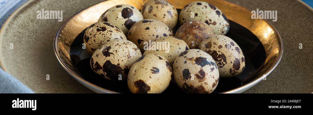 Quail eggs, healthy protein food ingredient Stock Photo - Alamy