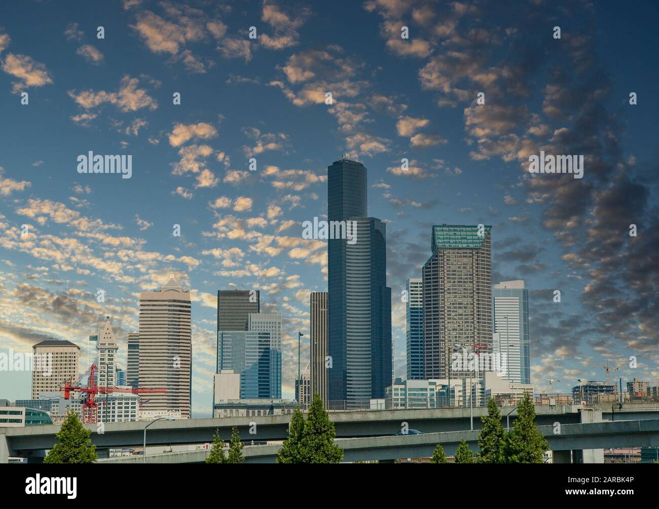 Seattle Downtown Skyline Stock Photo - Alamy