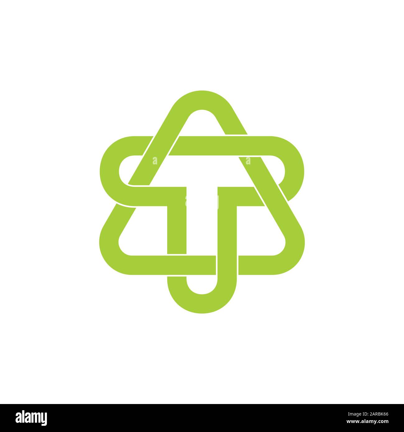 letter t triangle linked line logo vector Stock Vector Image & Art - Alamy