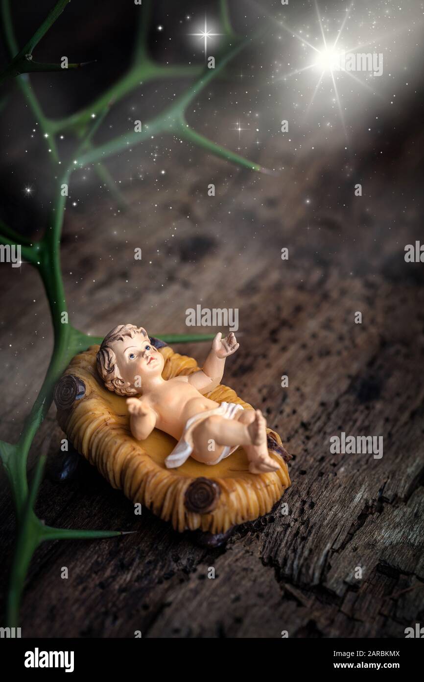 still life of jesus child Stock Photo - Alamy