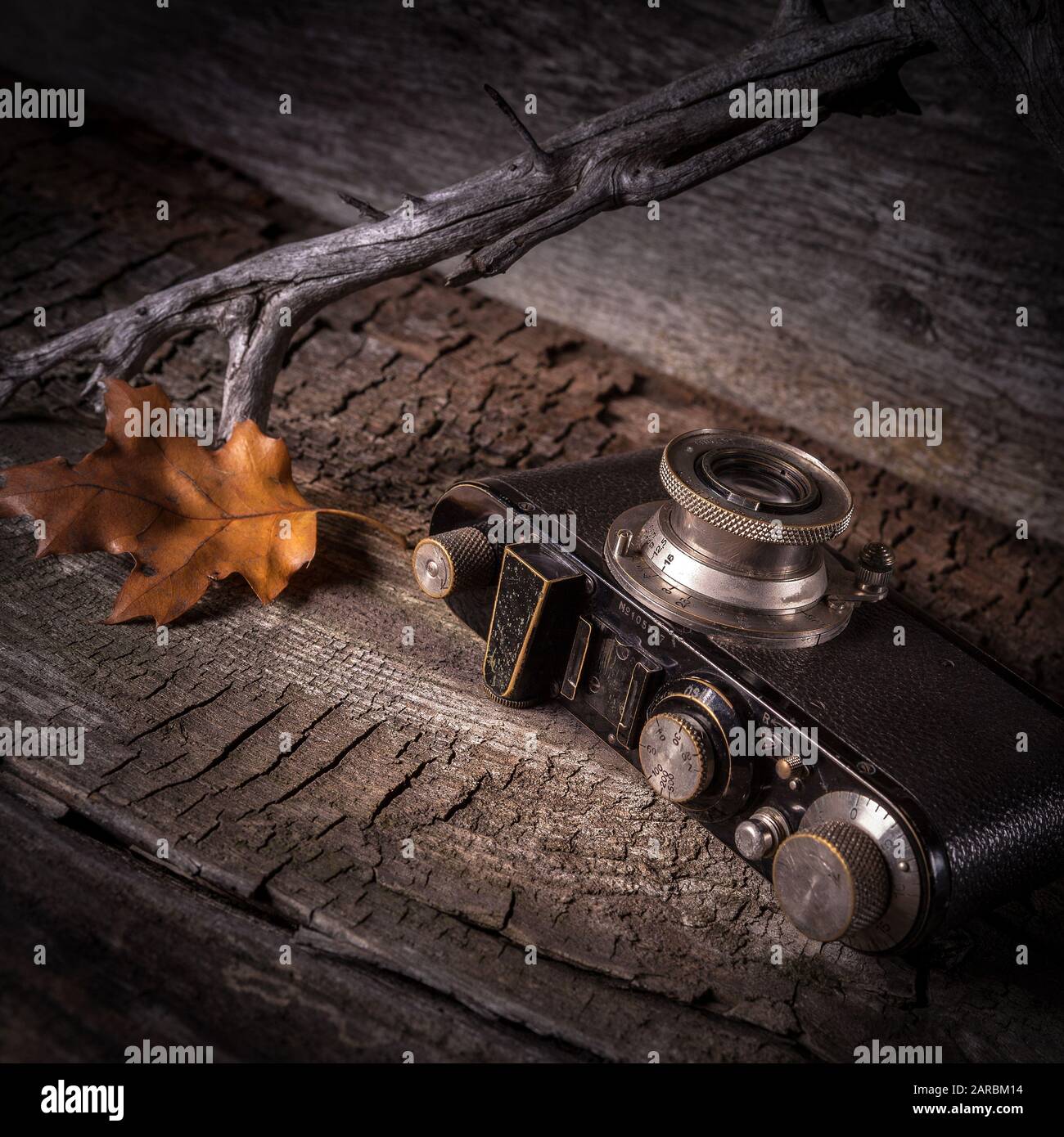 still life with old camera Stock Photo - Alamy