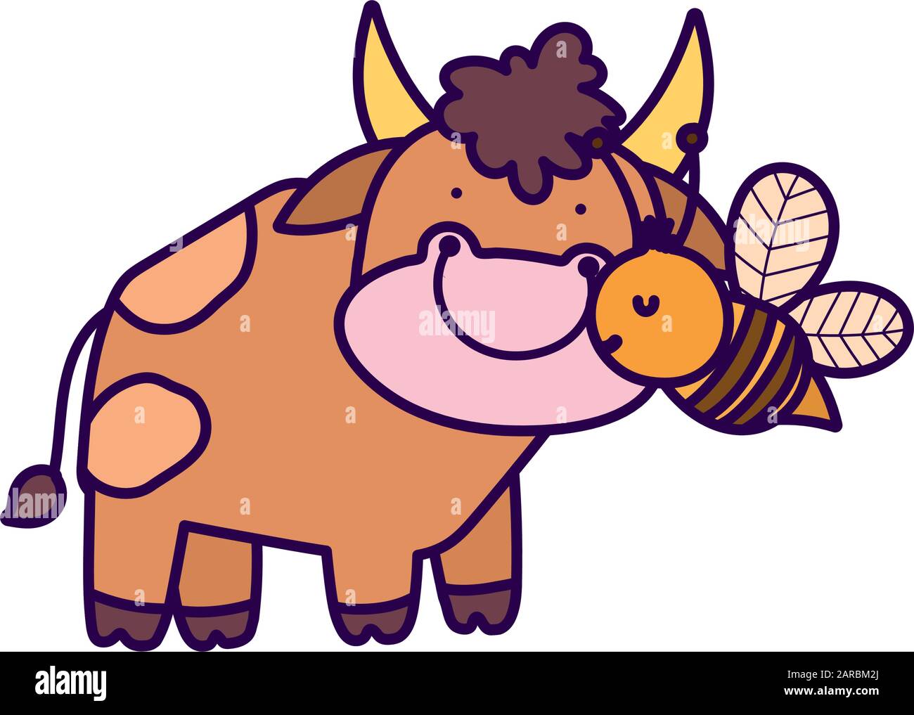 Bee food plants Stock Vector Images - Alamy