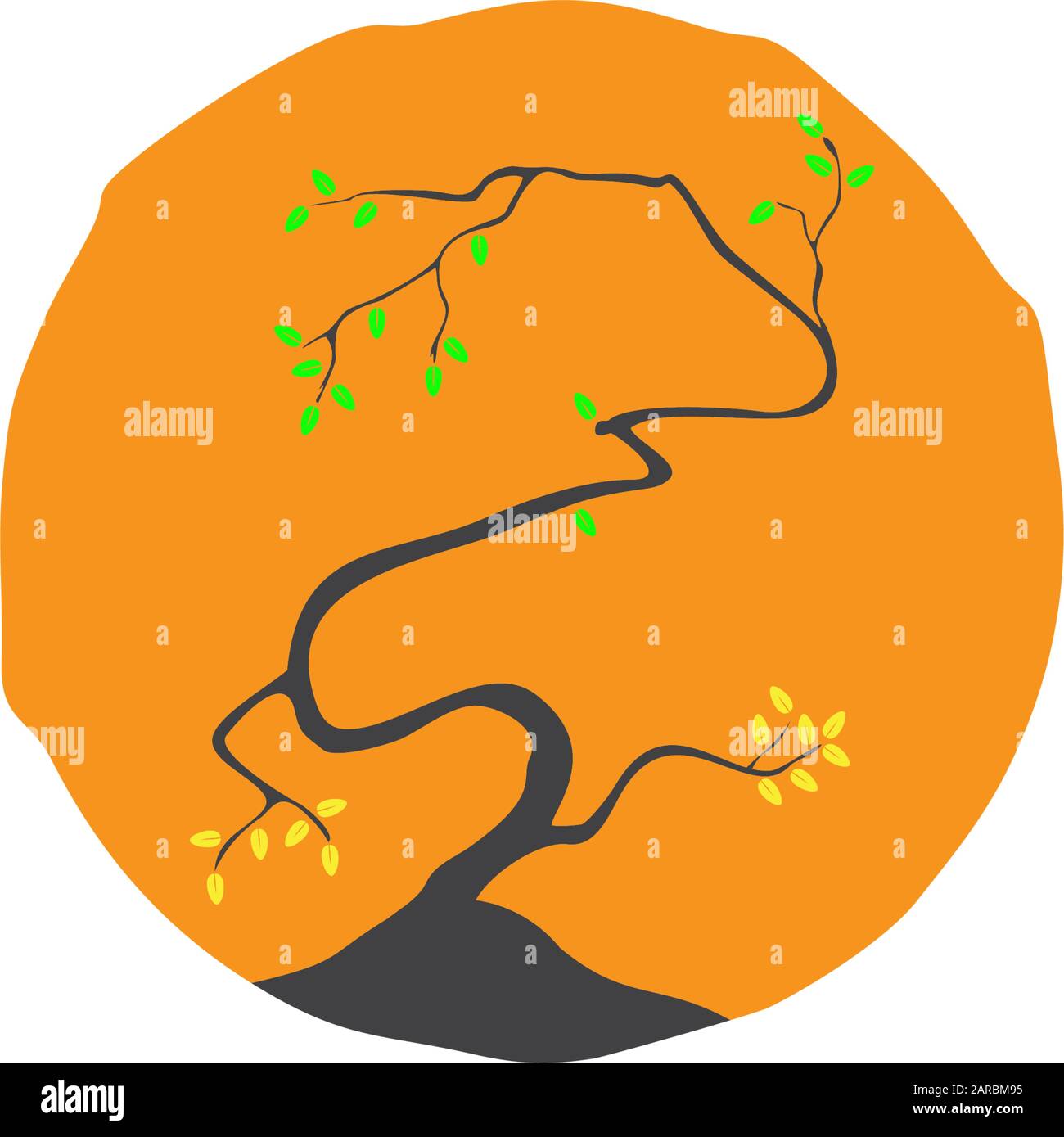 Hand drawn mountains icon set hi-res stock photography and images - Alamy