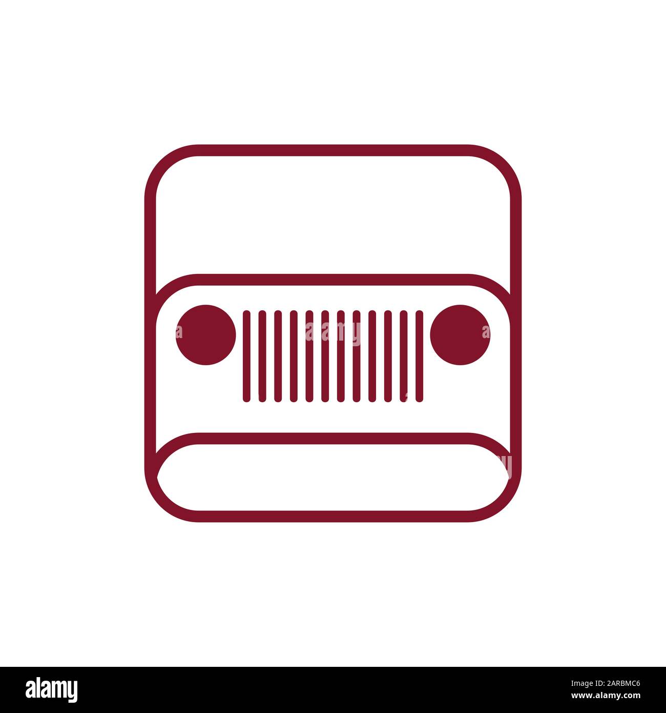 Front face car Stock Vector Images - Alamy