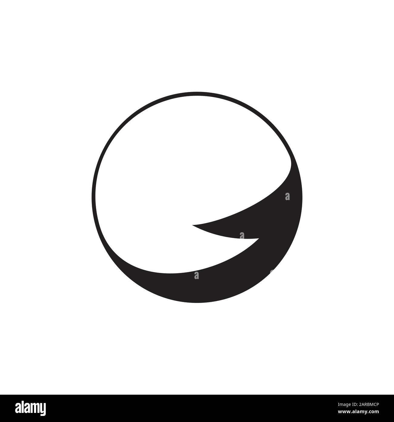 curves geometric arrow logo vector Stock Vector Image & Art - Alamy