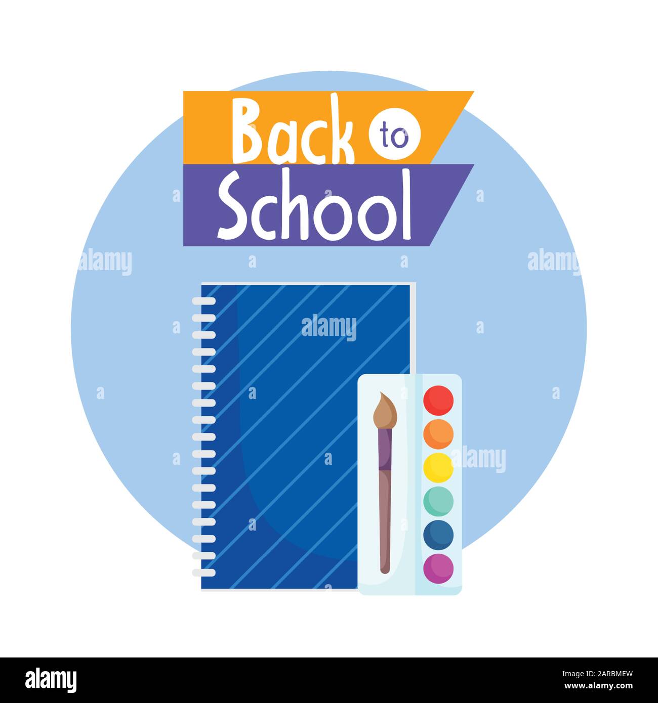 Watercolour materials Stock Vector Images - Alamy