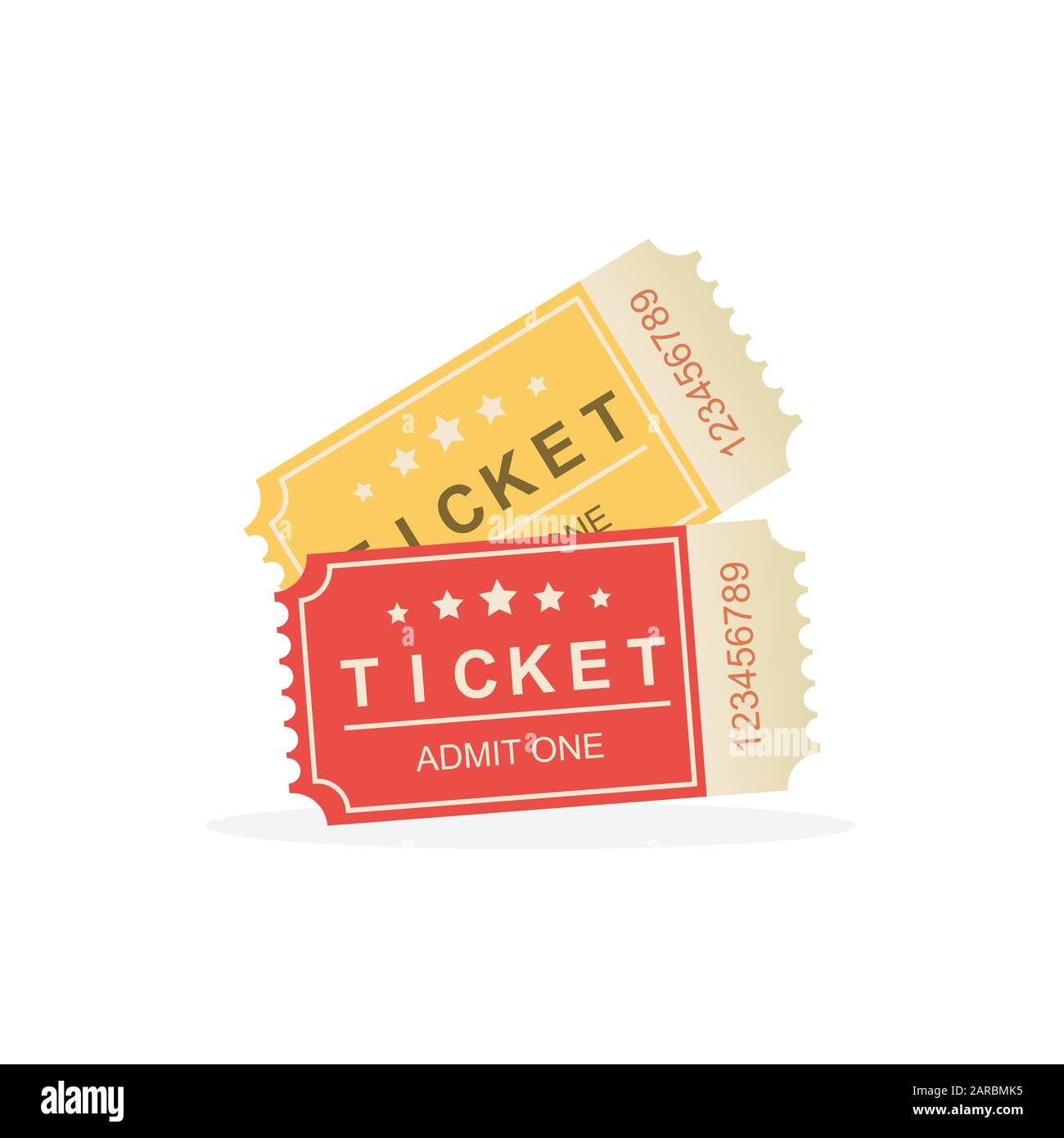 Retro tickets hi-res stock photography and images - Alamy