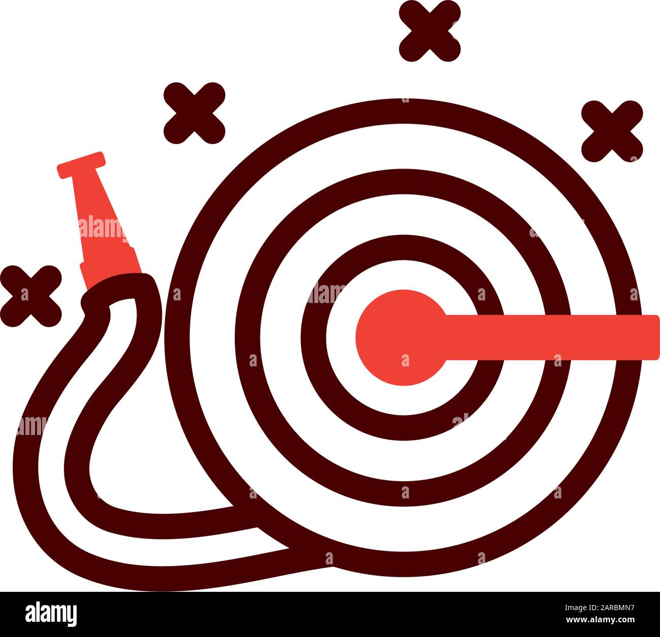 Isolated fire hose vector design Stock Vector Image & Art - Alamy