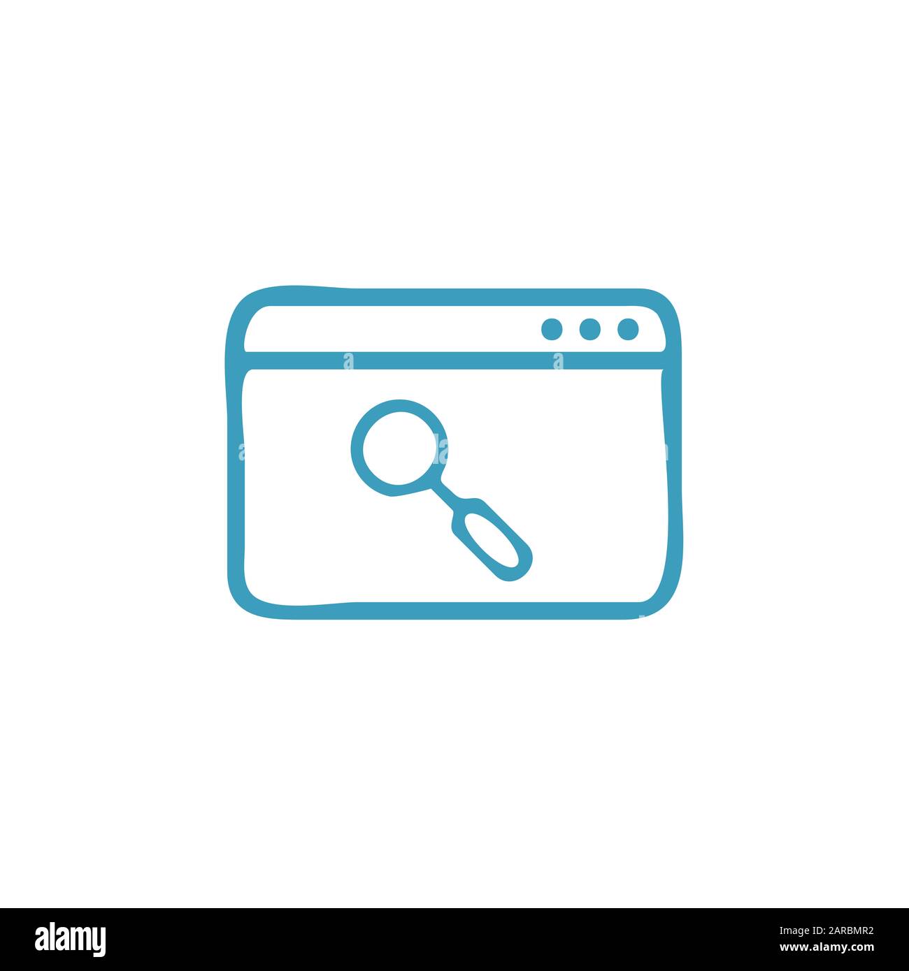 Web page browser icon Cut Out Stock Images & Pictures - Alamy