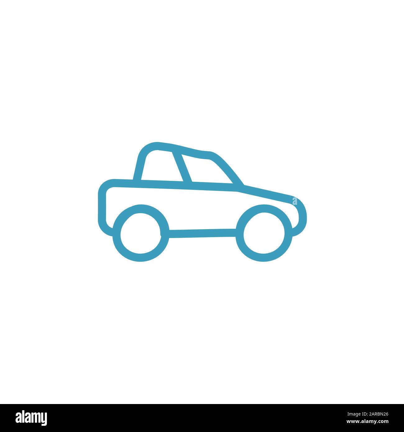 car icon line design template Stock Photo - Alamy