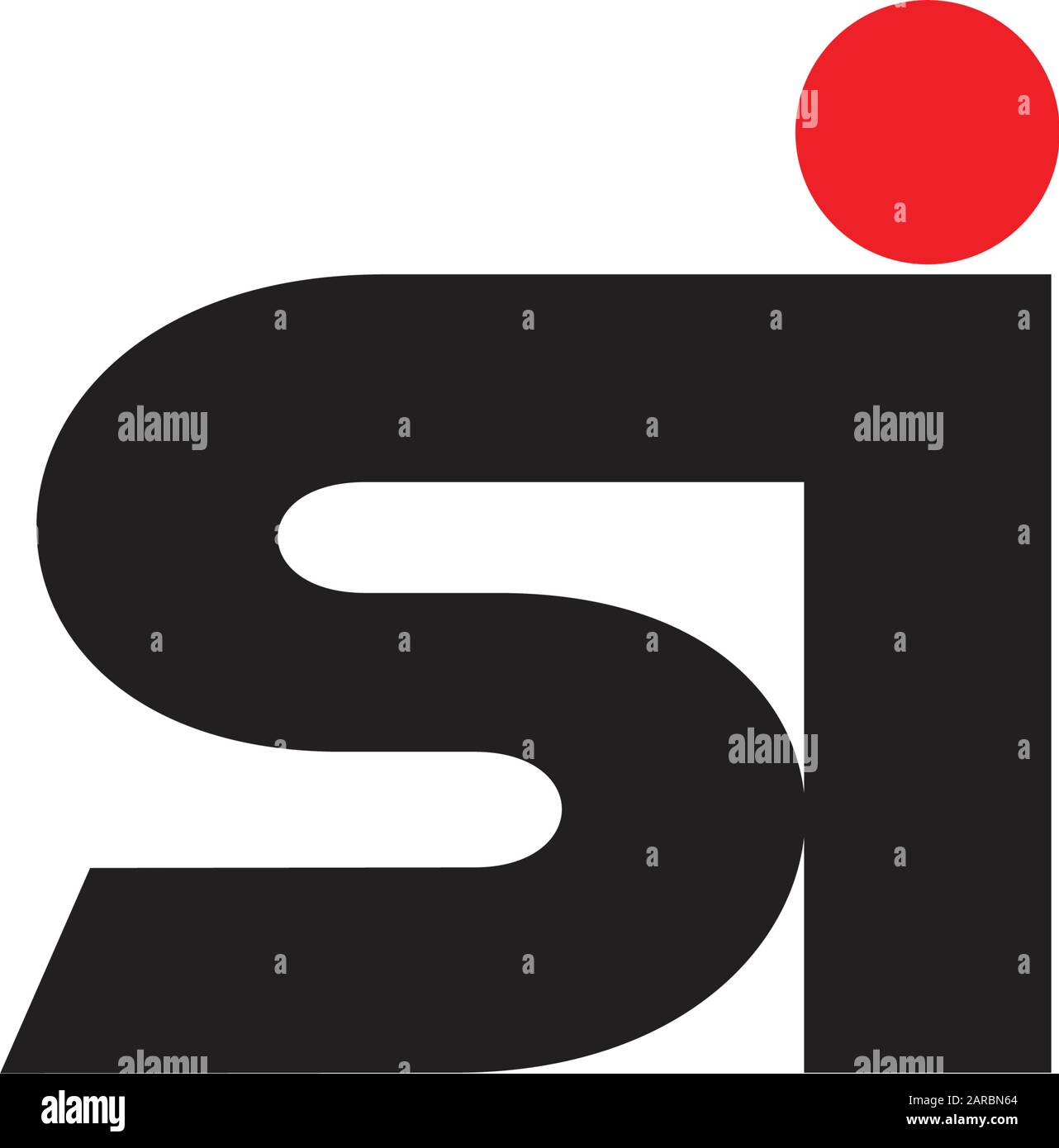 letter si lowercase design logo vector Stock Vector Image & Art - Alamy