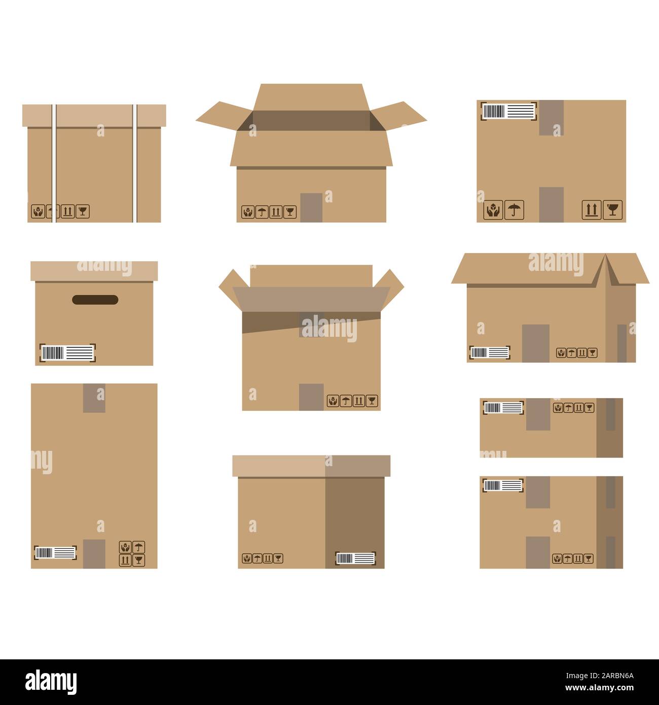 Cargo pack Stock Vector Images - Alamy