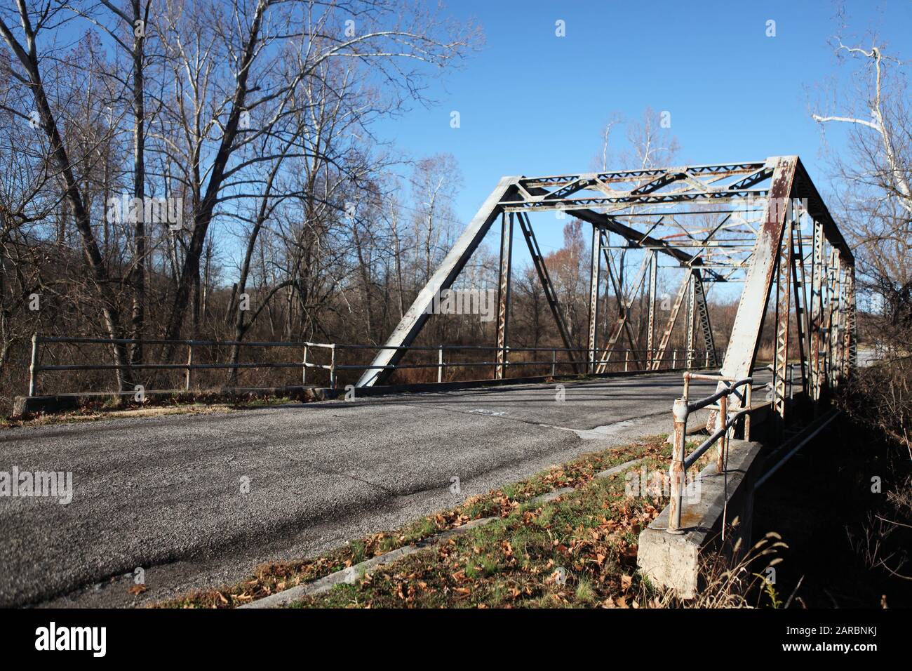 Old steel Bridge, Route 66, America Stock Photo - Alamy
