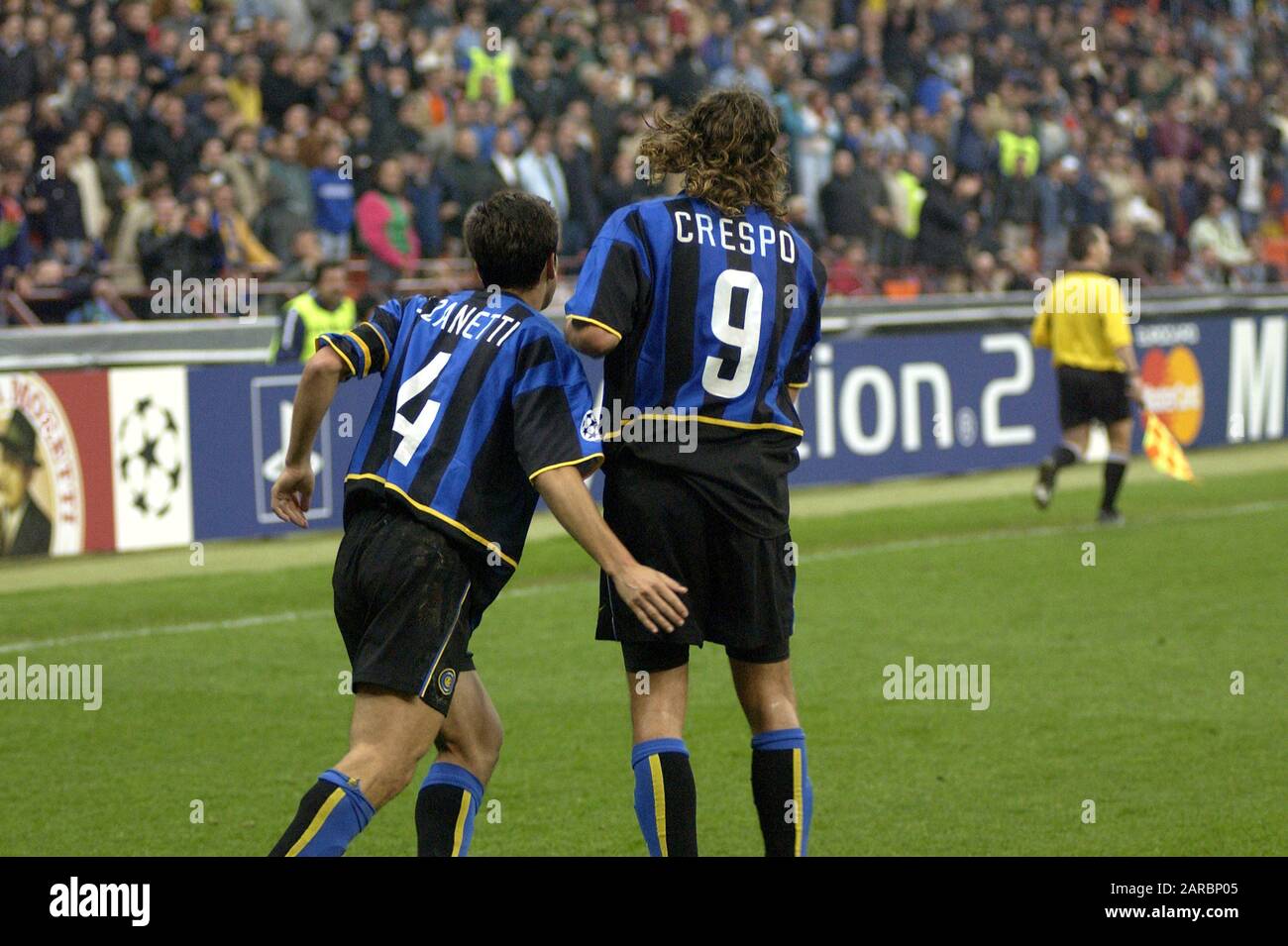 Milan Italy, 25 September 2002," G.Meazza" Stadium, UEFA Champions ...