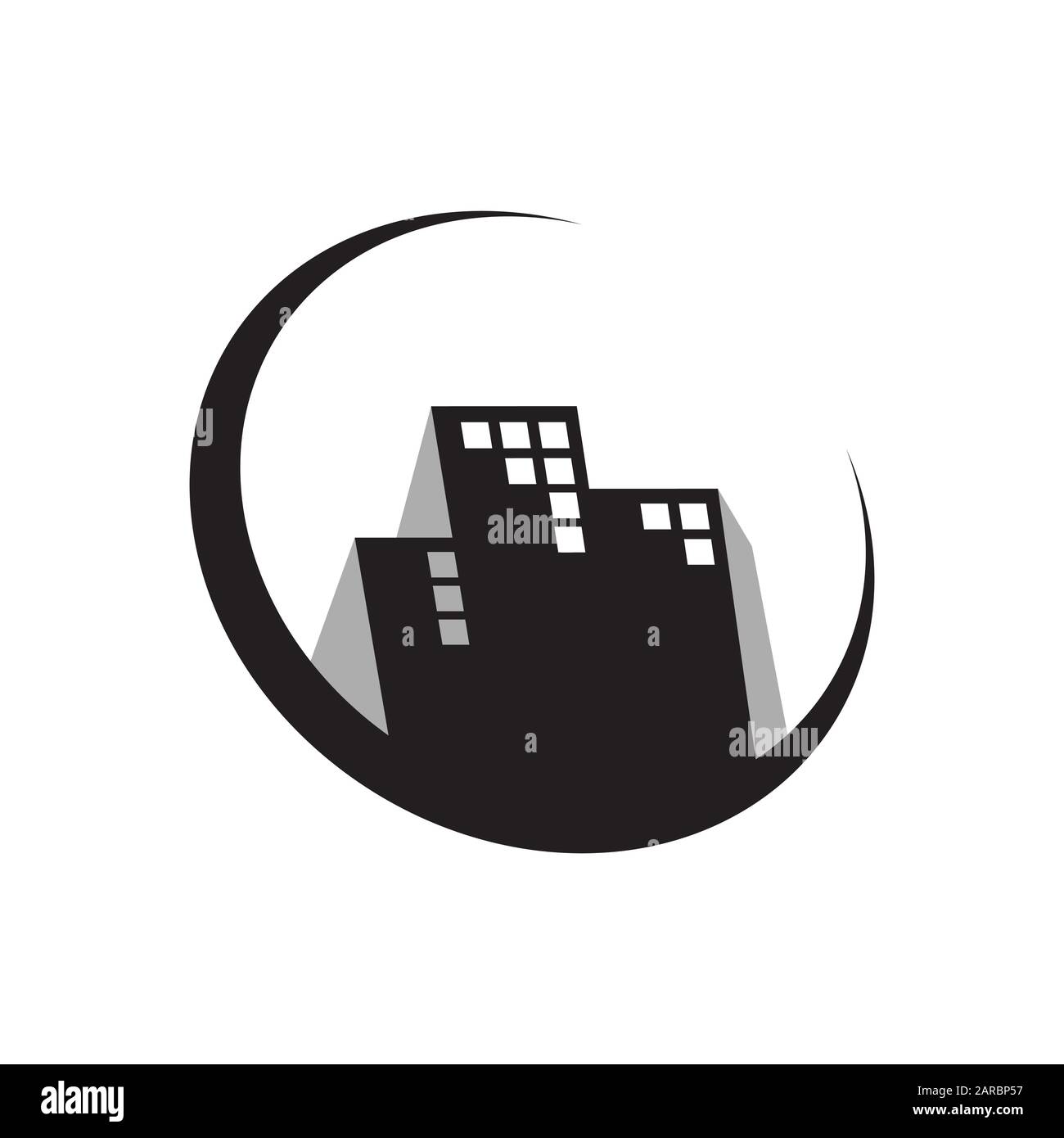 Skyscraper building Stock Vector Images - Alamy