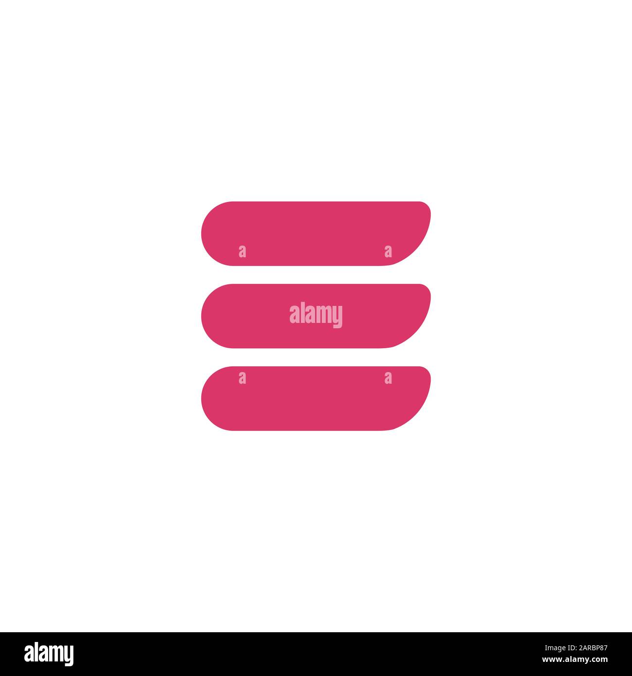 letter e abstract stripes simple logo vector Stock Vector Image & Art ...