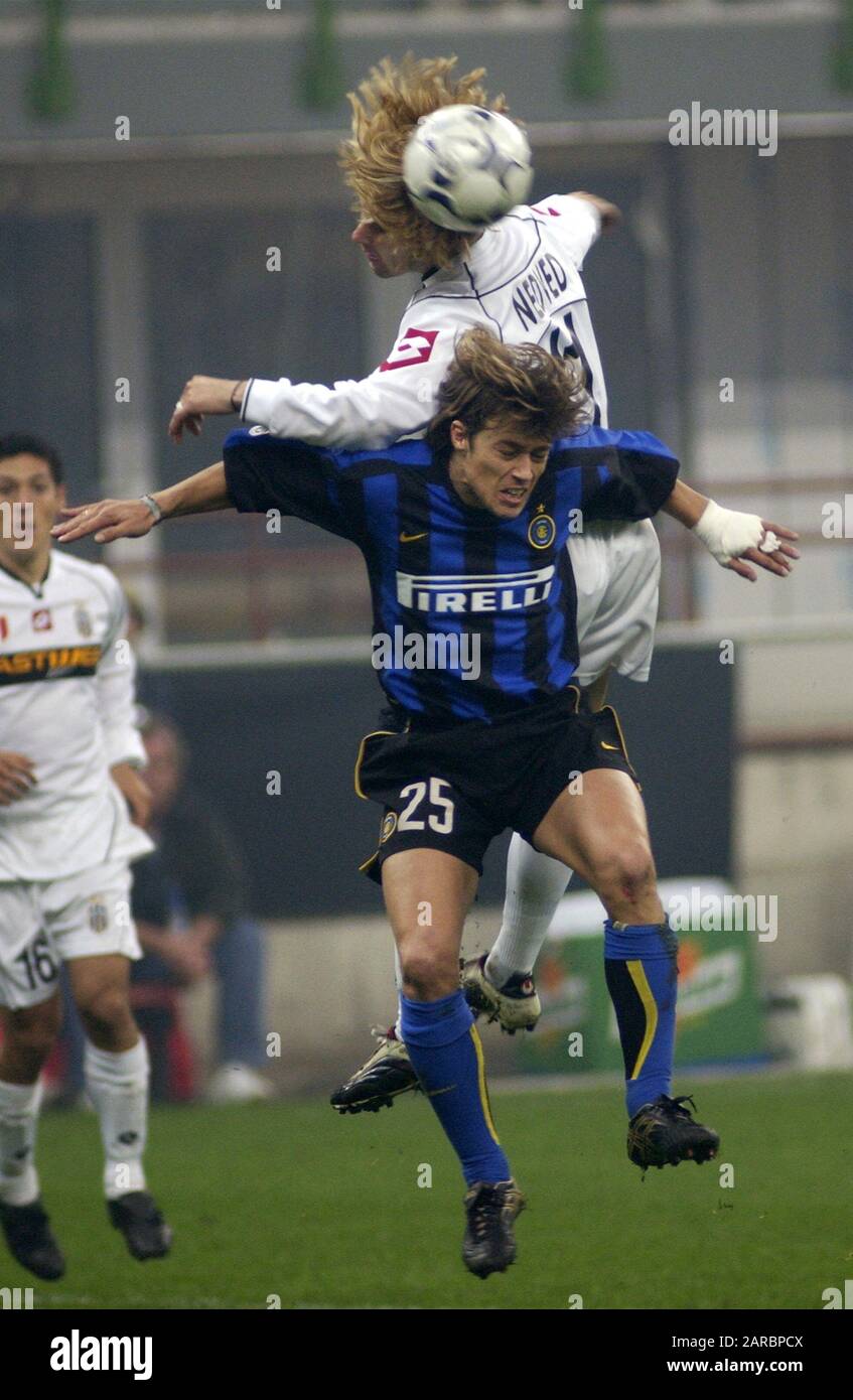 Italian club juventus pavel nedved hi-res stock photography and images ...