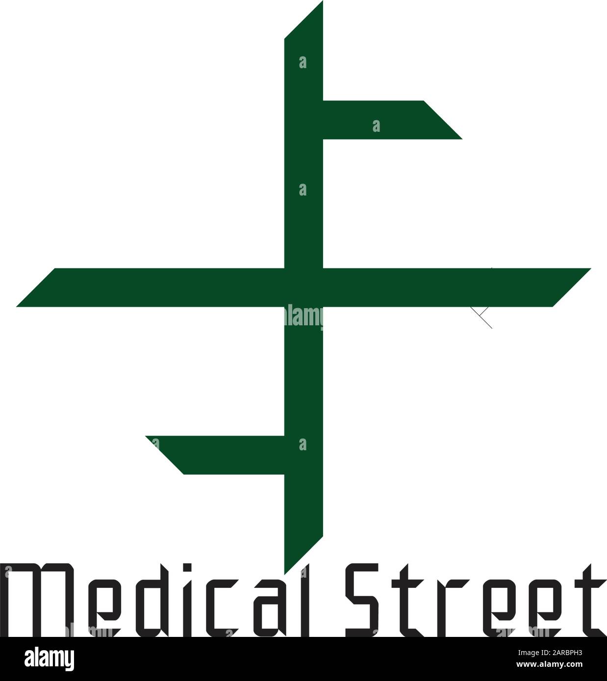 medical street symbol logo vector Stock Vector Image & Art - Alamy