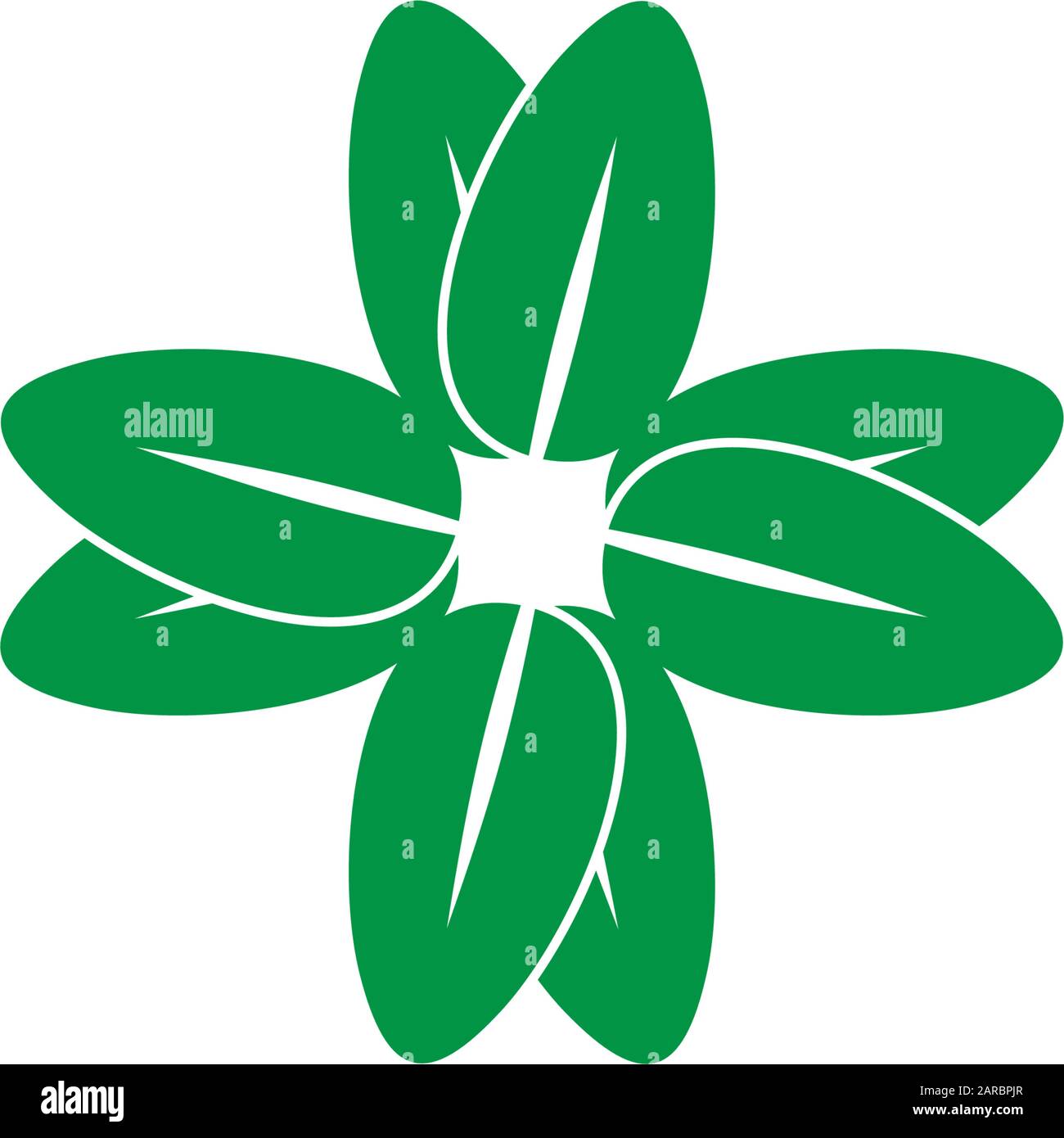 symbol vector of plus medical leaf natural medicine geometric design ...