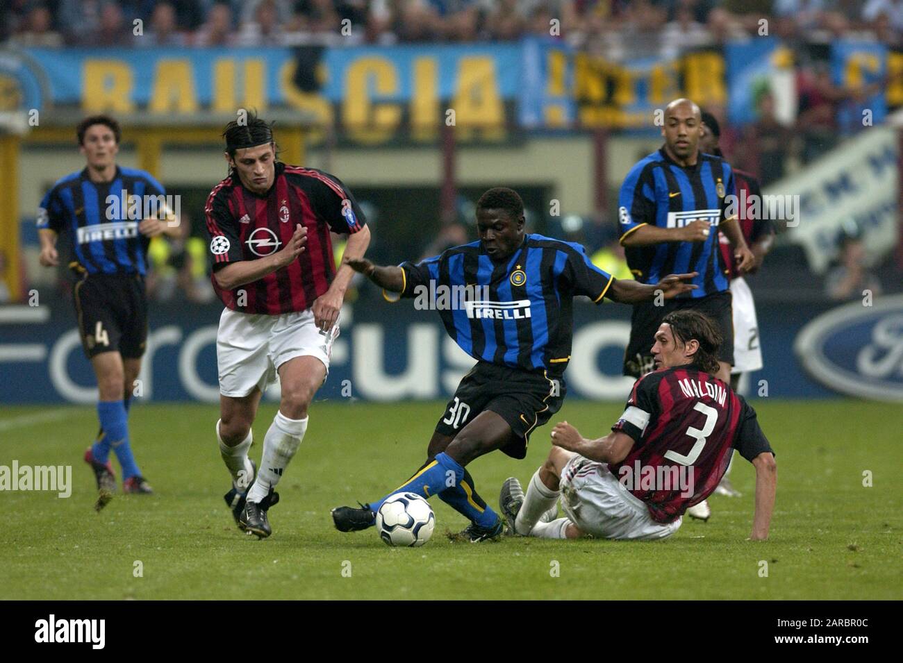 Milan Italy 13 May 2003, "G.MEAZZA SAN SIRO " Stadium, UEFA Champions ...