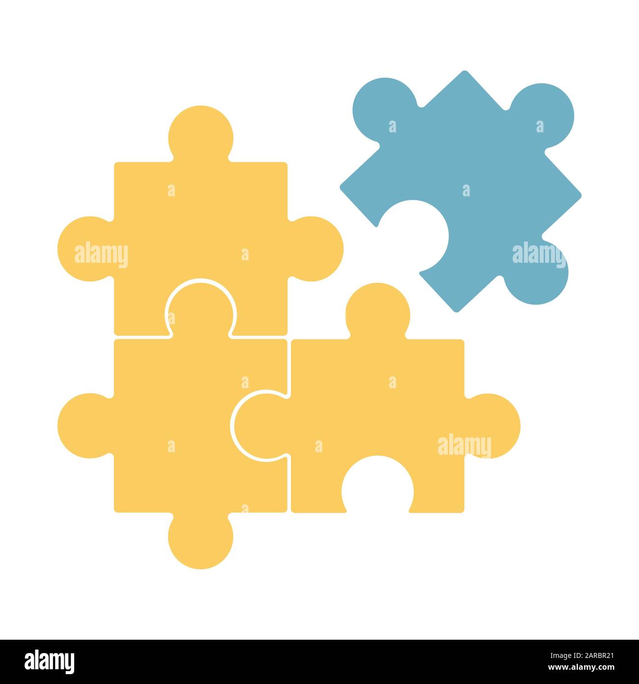 Puzzle icon, jigsaw icon vector illustration Stock Vector Image & Art ...