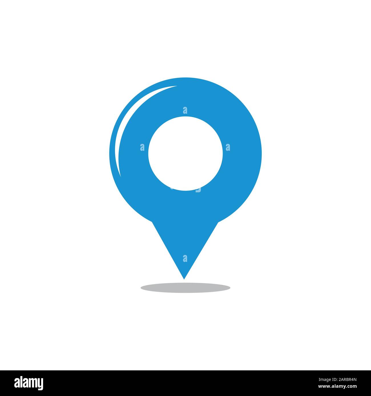 cute pin location logo vector Stock Vector Image & Art - Alamy