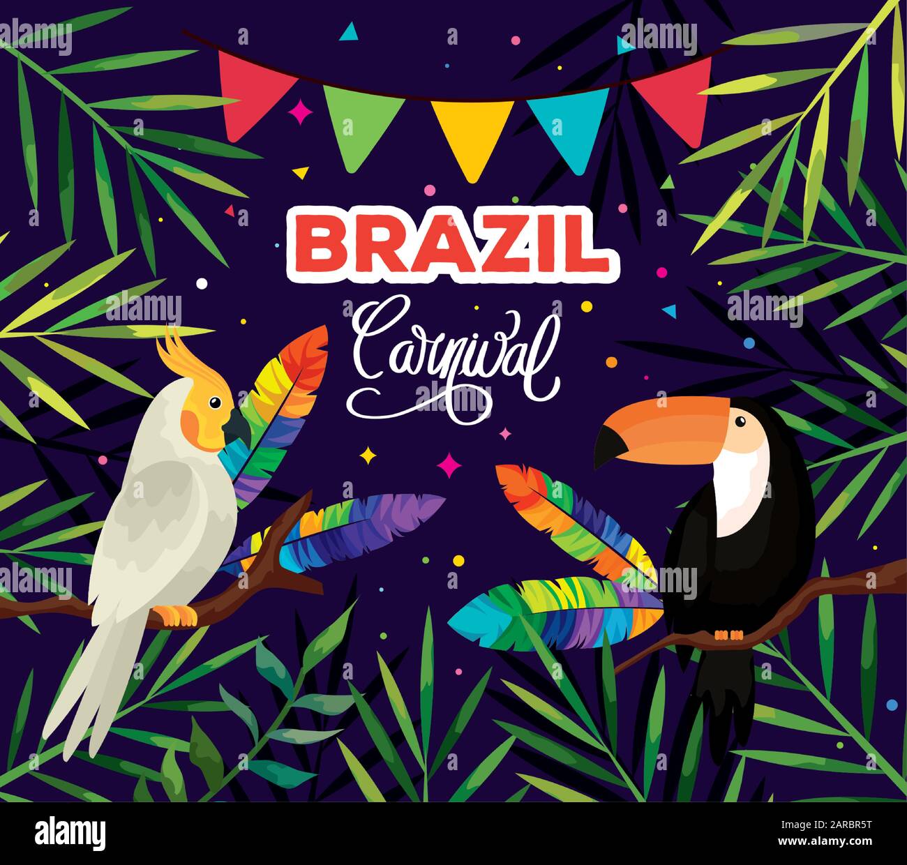Birds of brazil Stock Vector Images - Alamy
