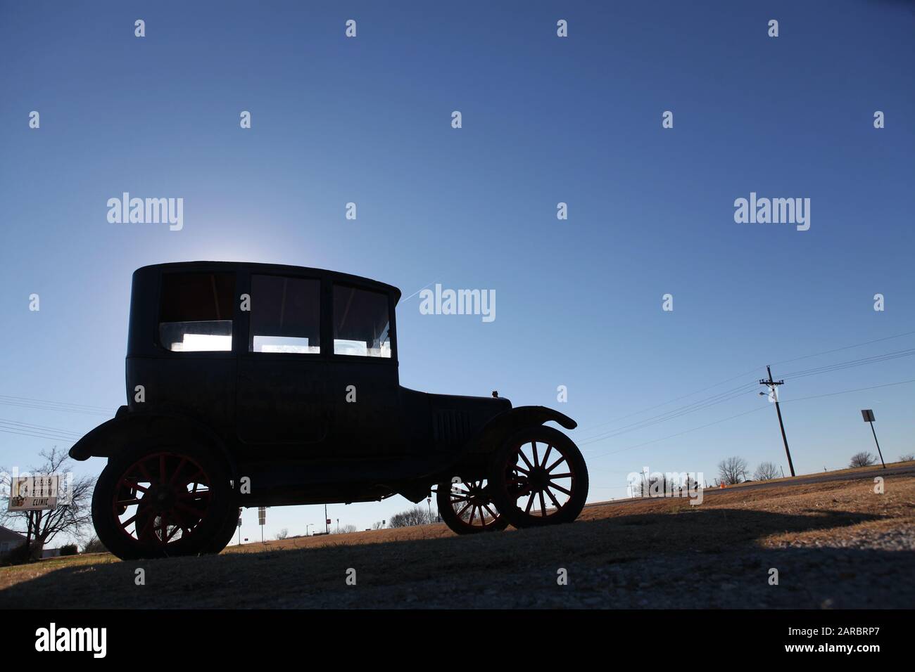 Vintage ford model t route 66 hi-res stock photography and images - Alamy