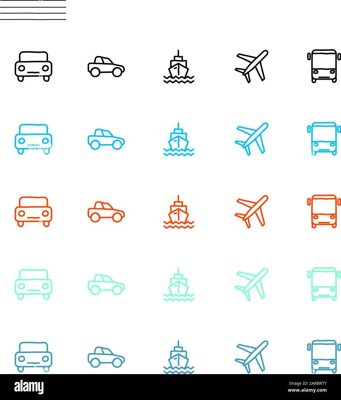 transportation icon design template vector Stock Vector Image & Art - Alamy