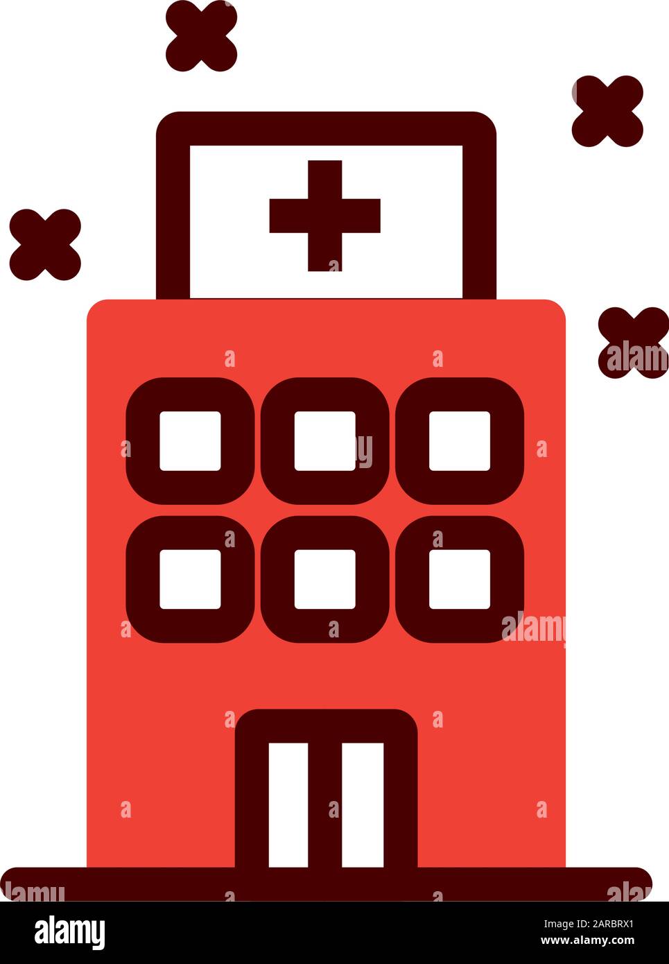 Isolated hospital building vector design Stock Vector Image & Art - Alamy