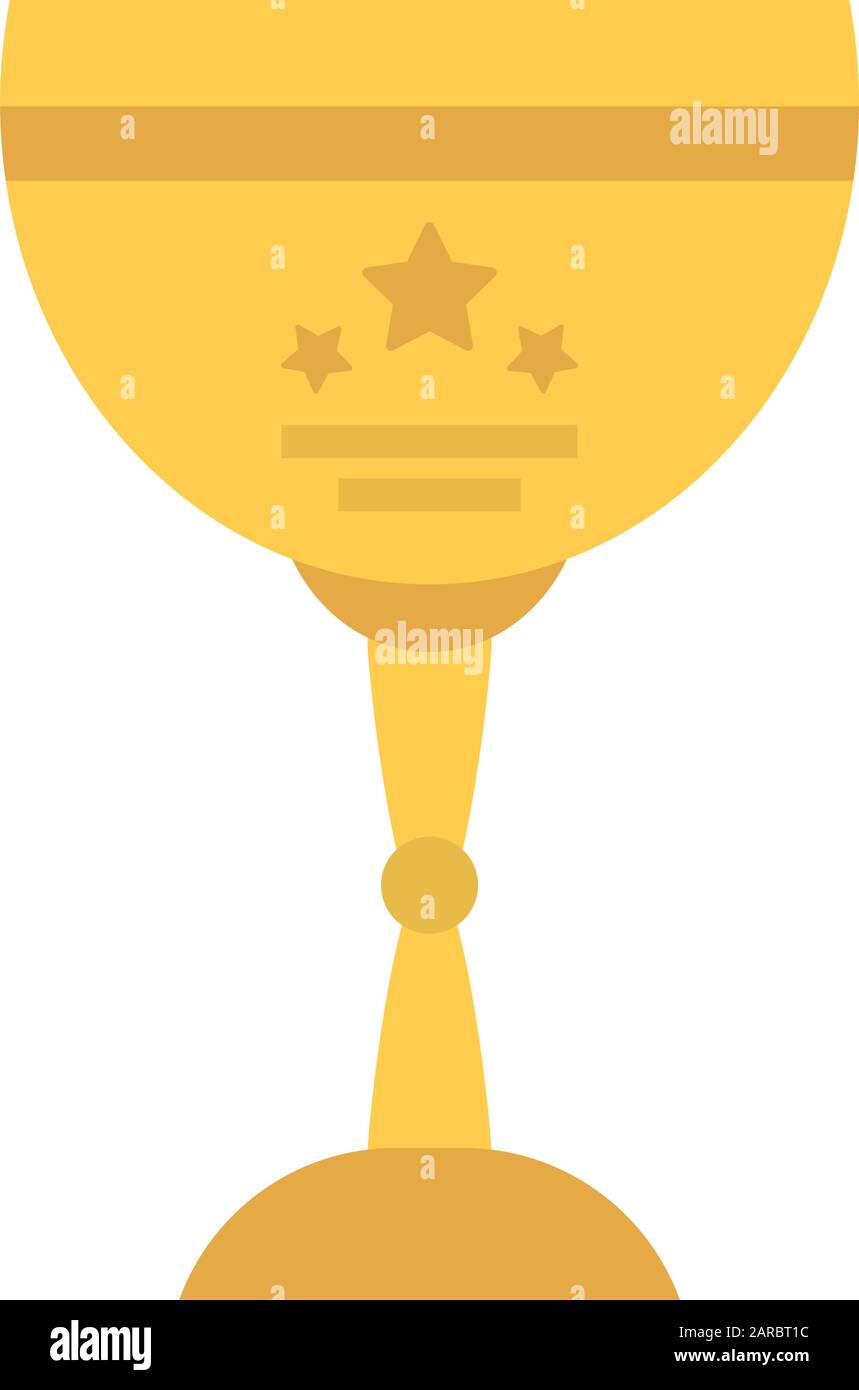 Isolated gold trophy vector design Stock Vector Image & Art - Alamy