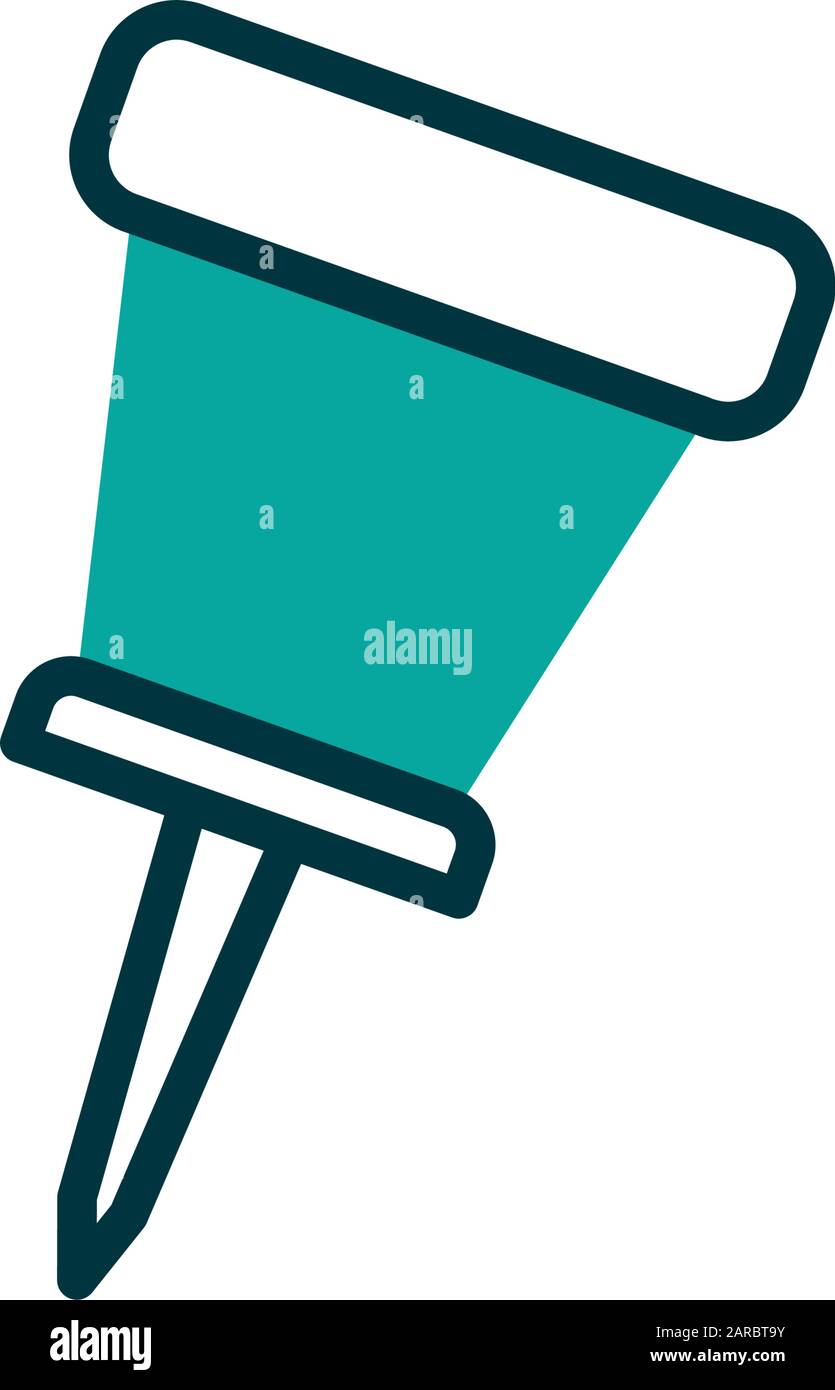 Isolated paper pin vector design Stock Vector Image & Art - Alamy