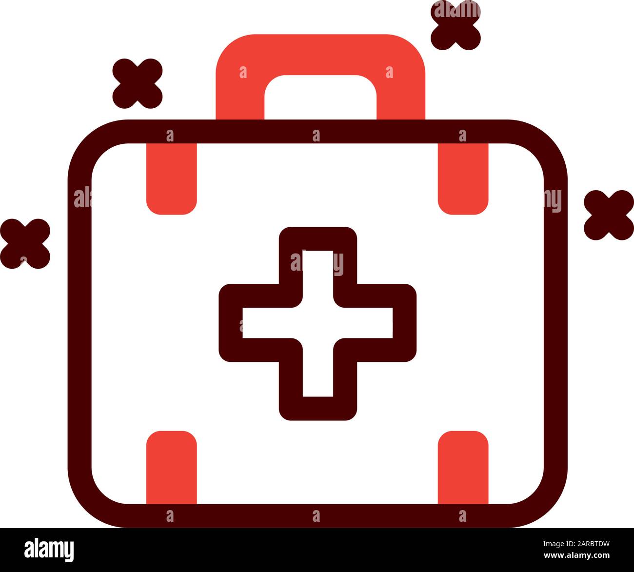 Medical kit pills of medical care concept vector design Stock Vector ...