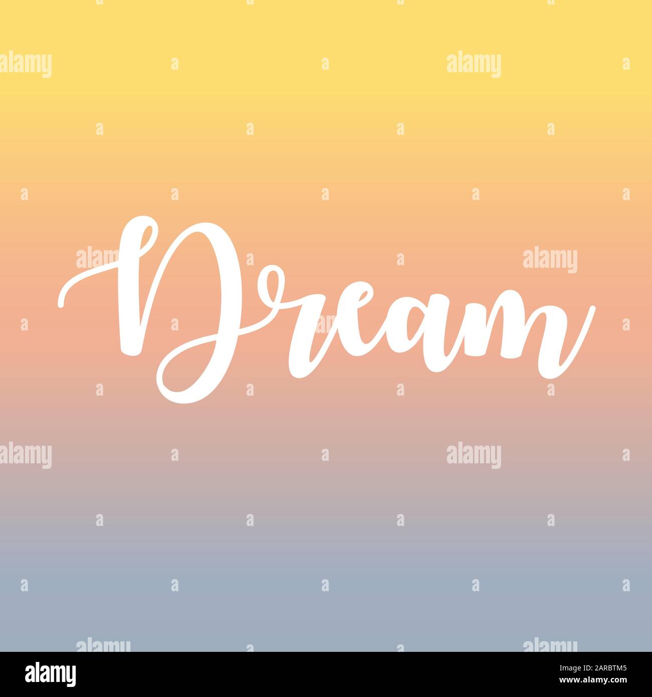 Dream lettering hi-res stock photography and images - Alamy