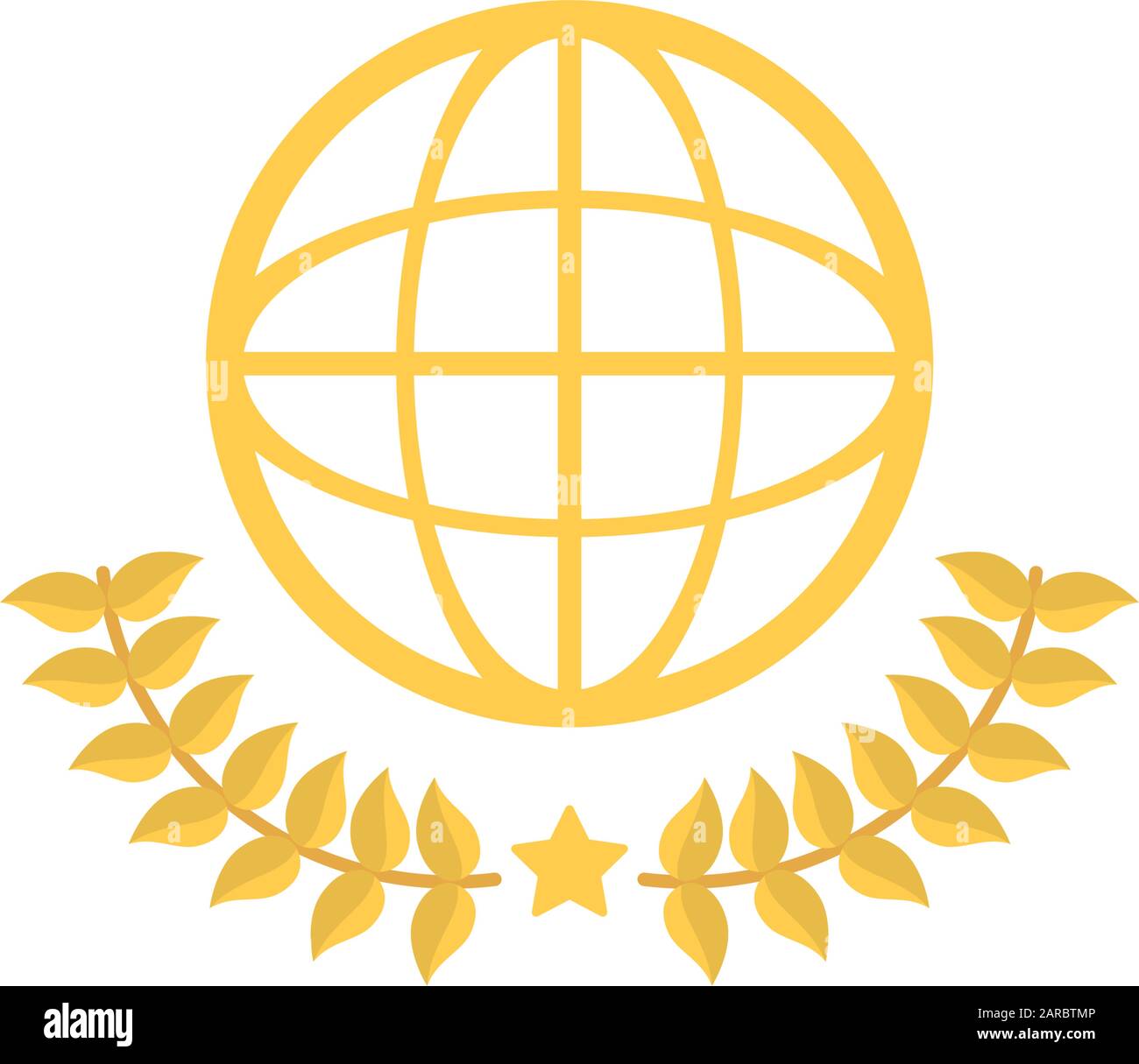Gold global award Cut Out Stock Images & Pictures - Alamy