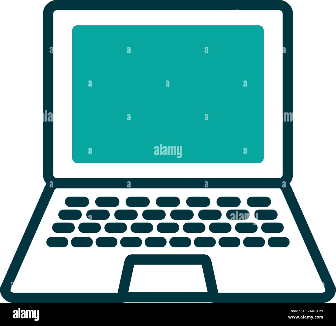 Isolated digital laptop vector design Stock Vector Image & Art - Alamy