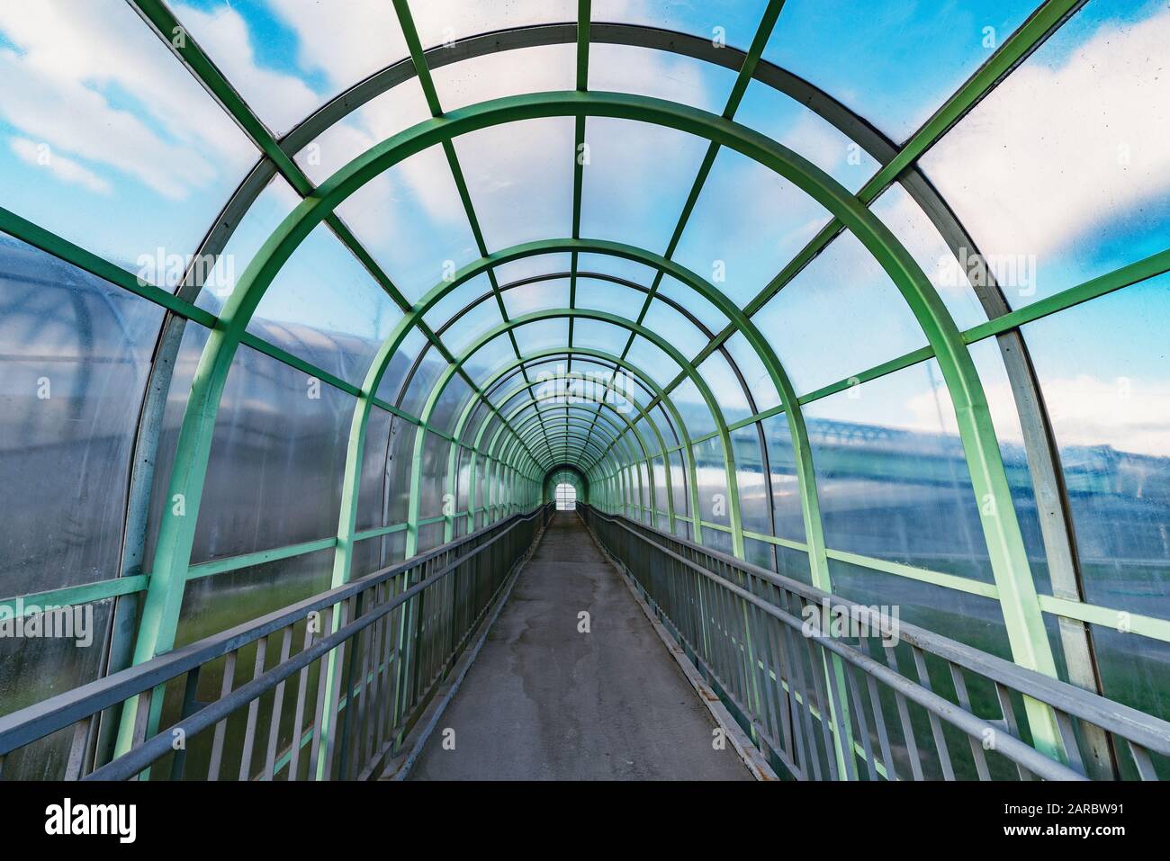 Long corridor roof hi-res stock photography and images - Alamy
