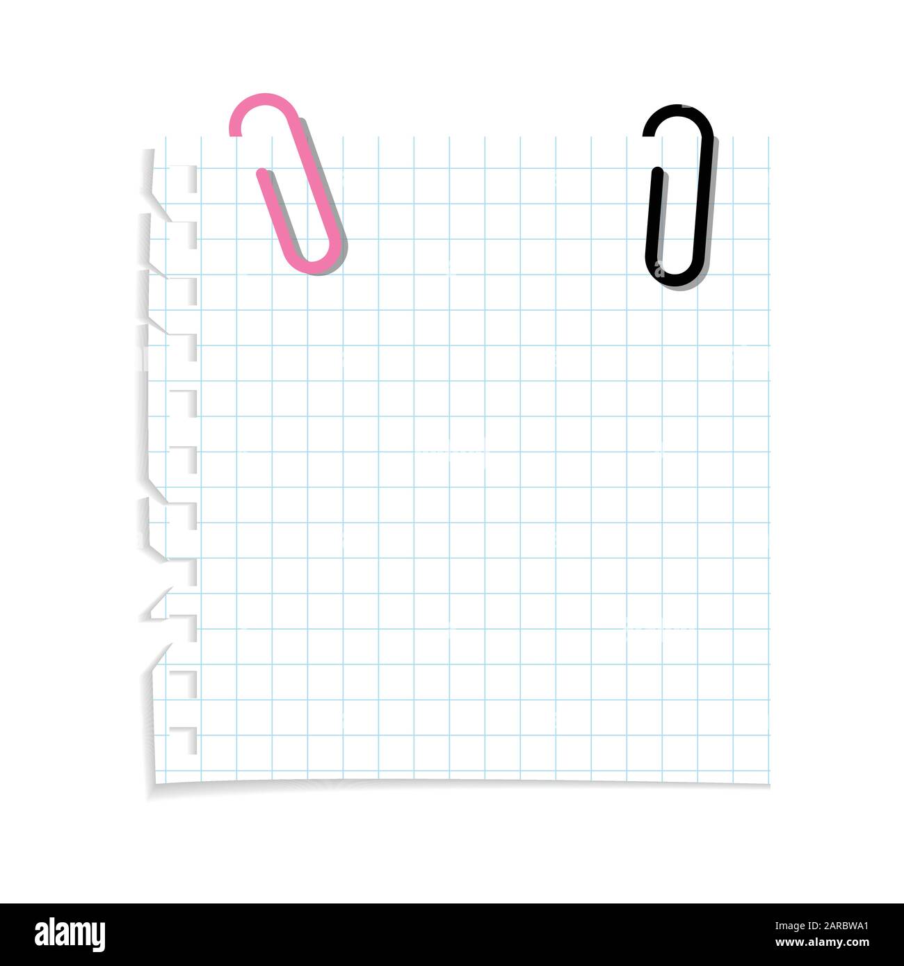 Sticky paper note with empty space for text, vector illustration Stock ...