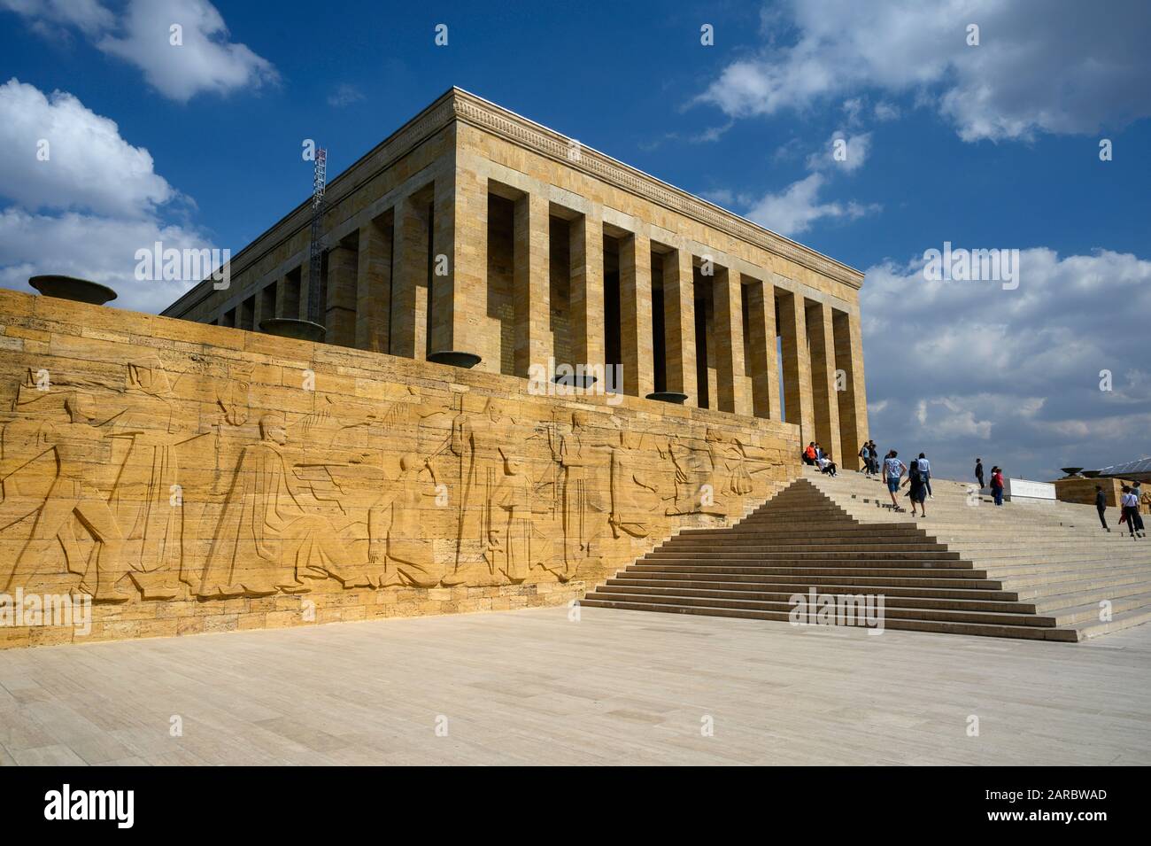 Ataturk Mausoleum in Ankara - Memorial to Mustafa Kemal Atatürk, leader ...