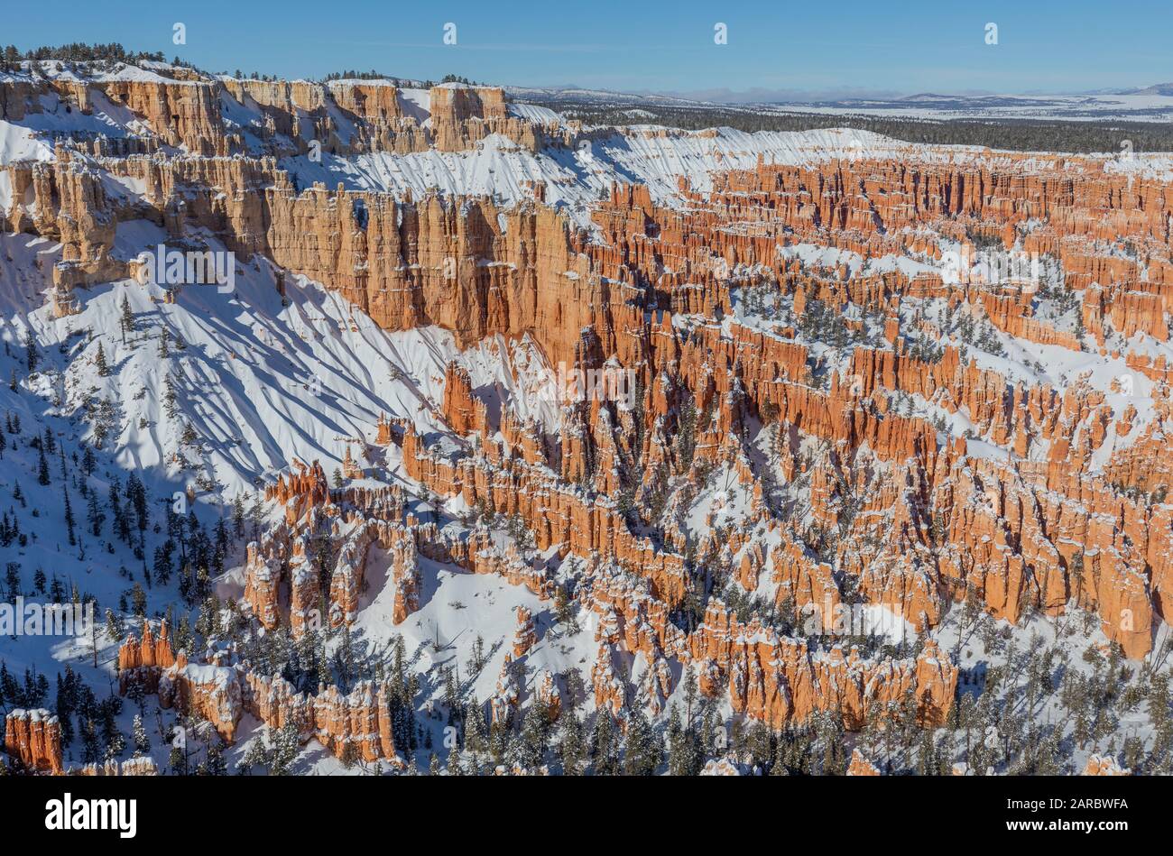 Bryce Canyon National Park Utah Winter Landscape Stock Photo - Alamy
