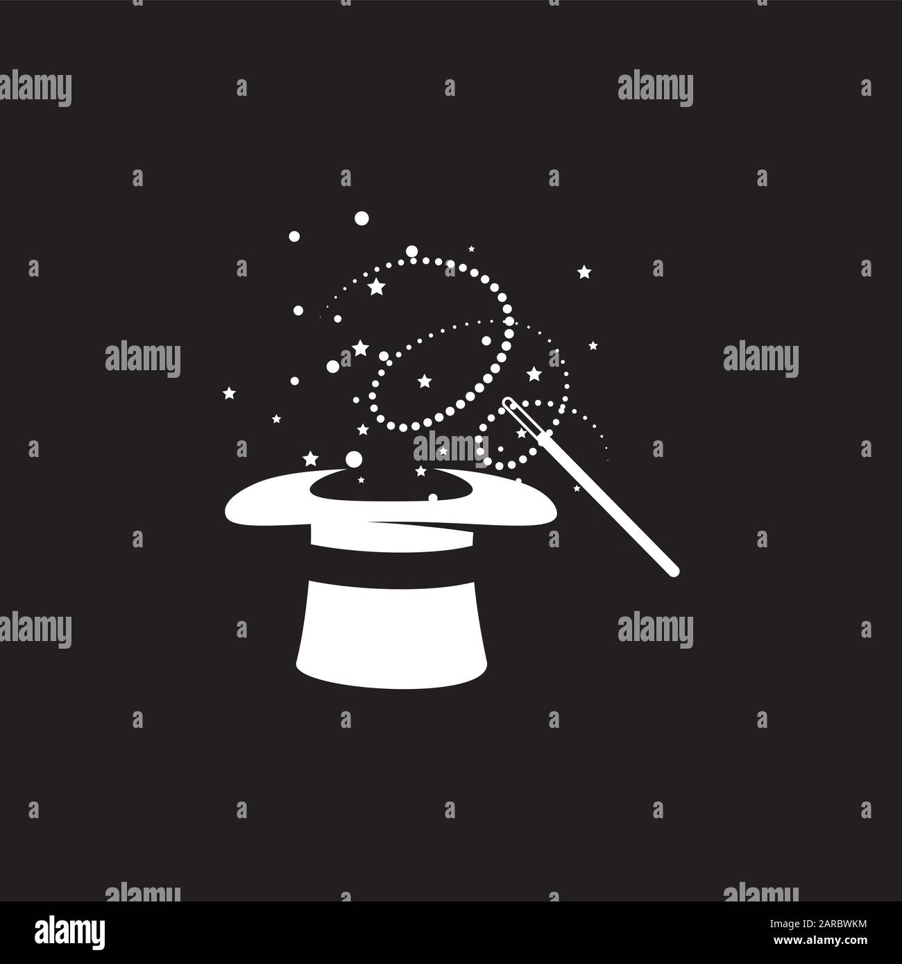 Magic Vector icon illustration design Template Stock Vector Image & Art ...