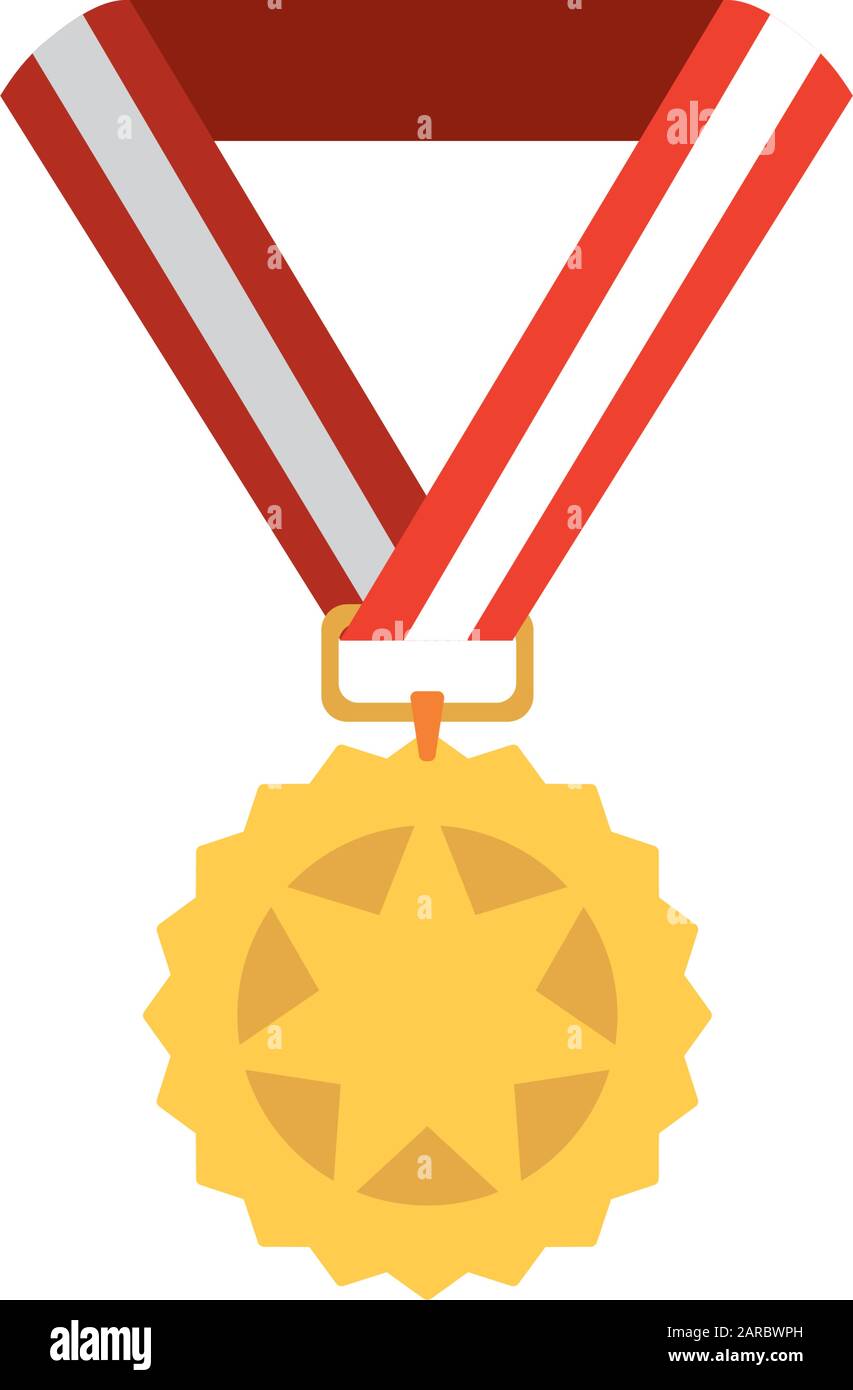 Isolated gold medal vector design Stock Vector Image & Art - Alamy