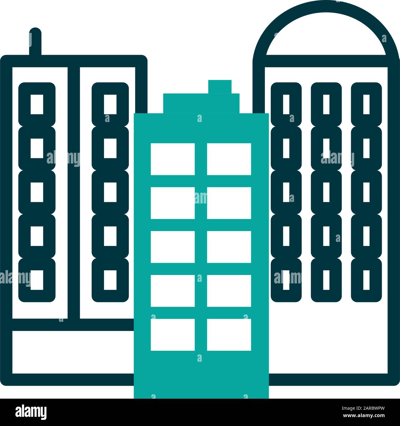 Isolated city buildings vector design Stock Vector Image & Art - Alamy